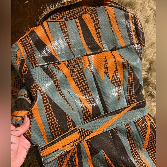 Jackets & Coats | Retro Unique Jacket Handmade 8s Soft Snake Skin ...